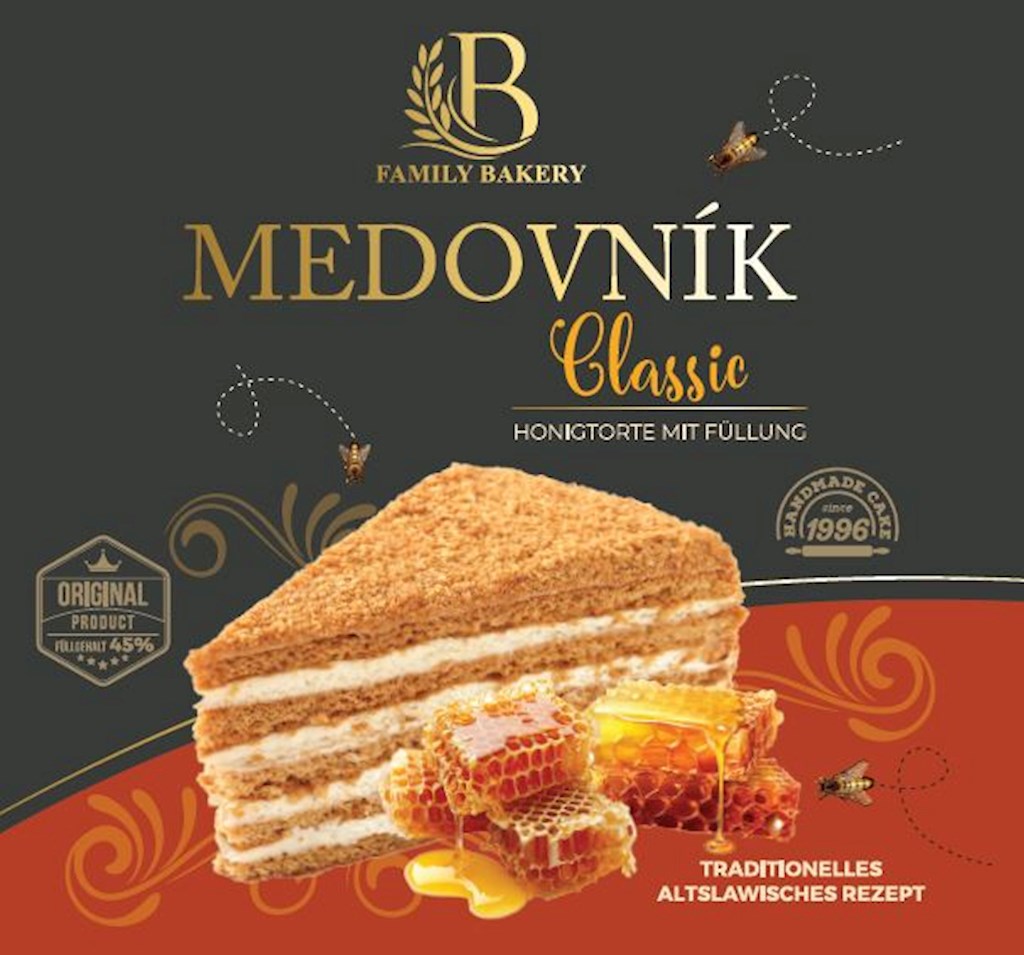 Classic honey cake with nuts and honey from Family Bakery – Frostix ...