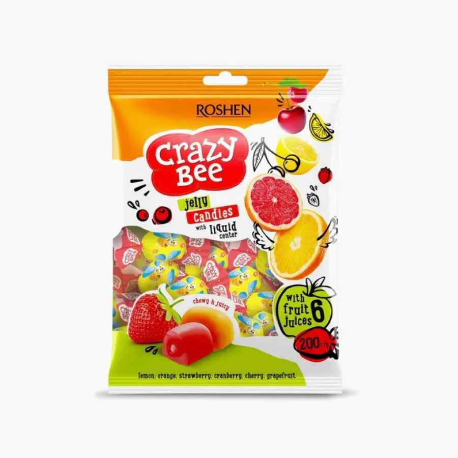 Fruchtige Gelee Bonbons Crazy Bee – ukrainische Süßigkeit | Frostix